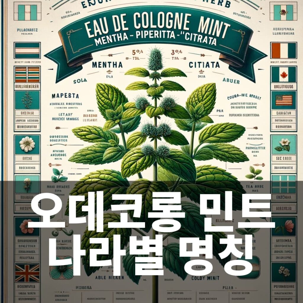 오데코롱 민트 Eau de Cologne mint Herb 허브 키우기 가드닝홈센터
